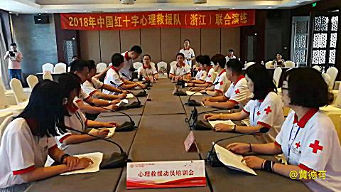 2018年中国红十字心理救援队联合演练之桌面推演