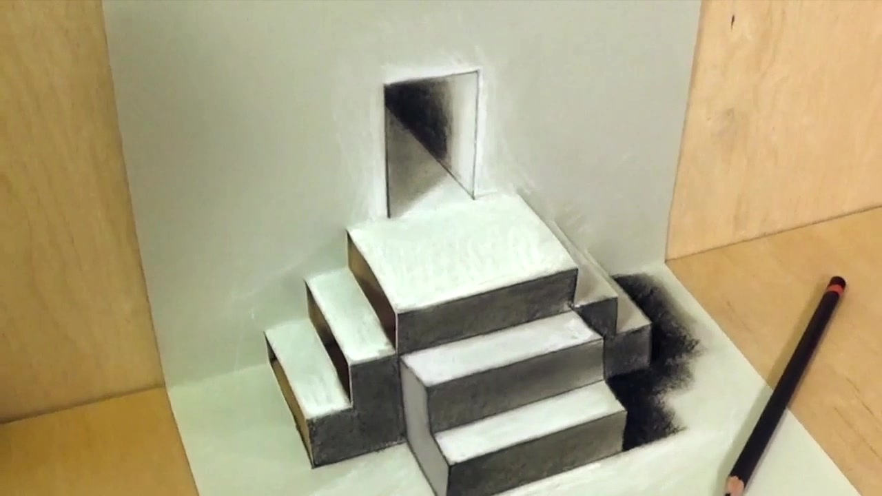 3D画素描在线教学——混合现实幻想测试你的大脑