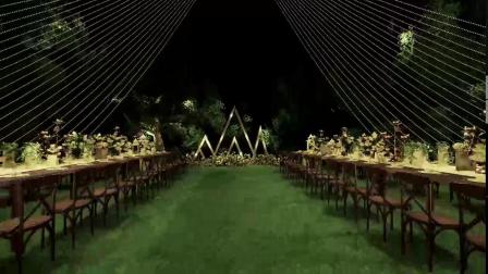 【草坪订婚晚宴su效果图】