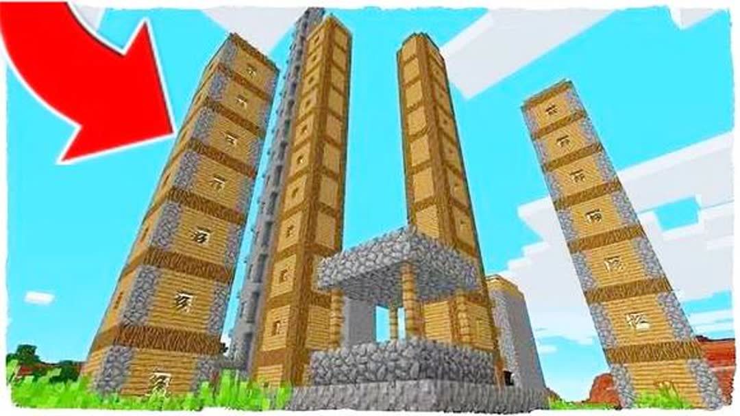 我的世界史上最高的村庄种子!这里的村民都是世外高人?