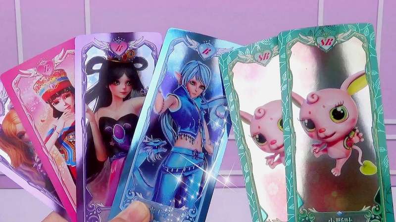 叶罗丽卡片:连抽两张SR稀有卡片,都不如一张R卡水王子?