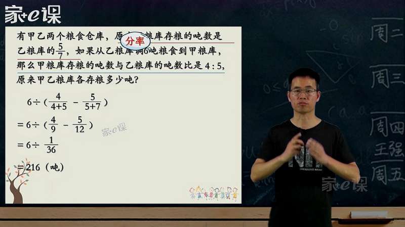 小学数学六年级典型应用题拓展训练讲解之比的应用在线辅导课程
