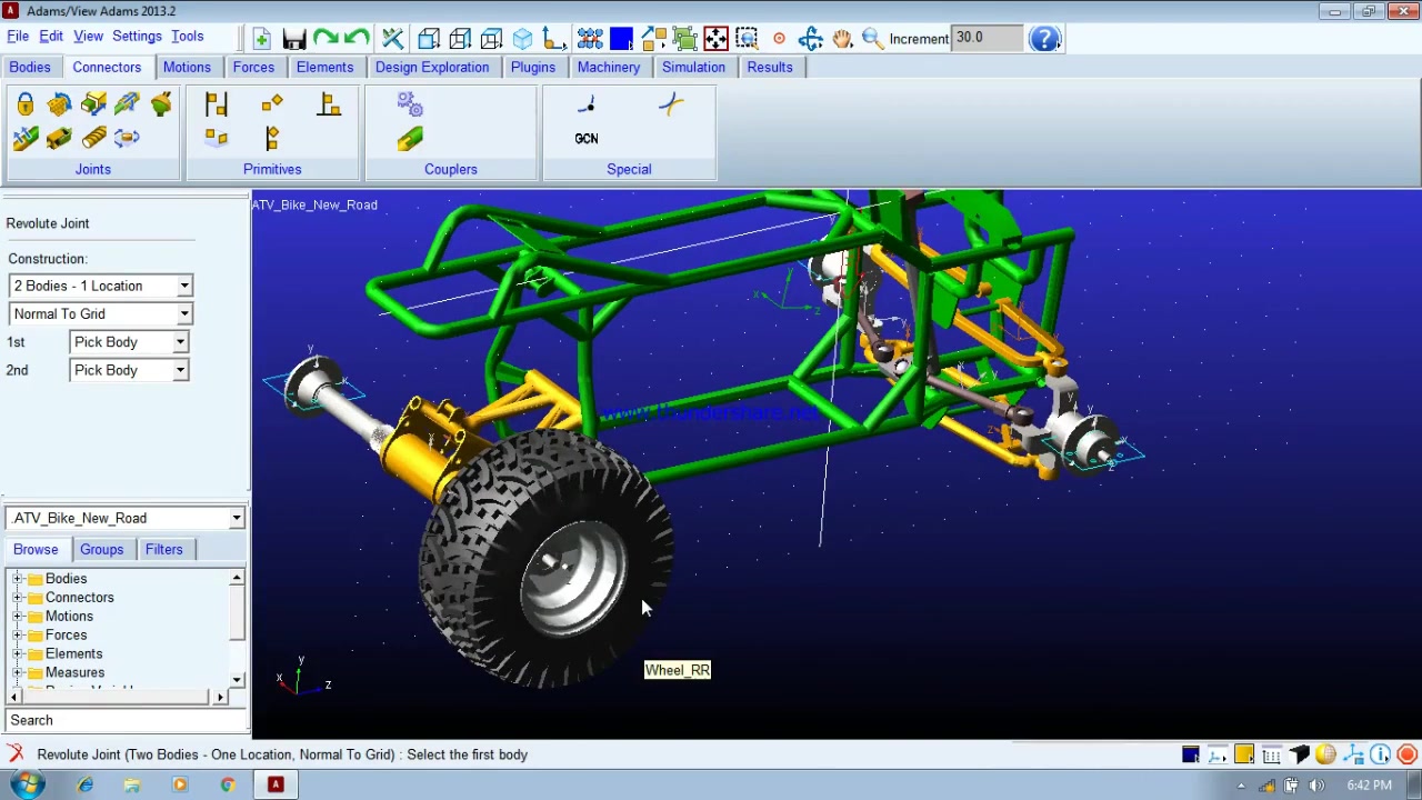 ADAMS 全地形车仿真