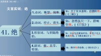 文言文阅读指导——文言实词(41-45):绝空类怜临