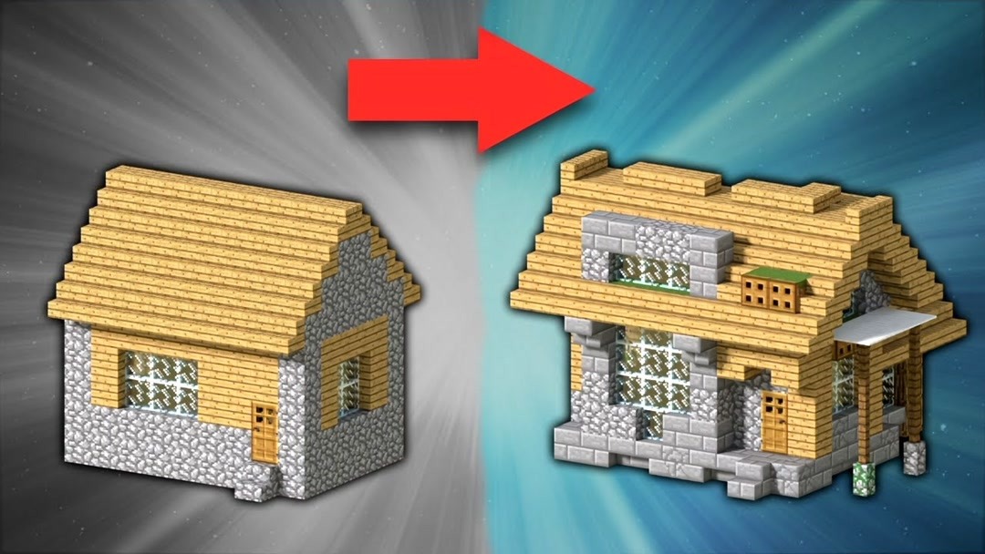 把你的小破屋装修成豪华图书馆!-我的世界建筑教室