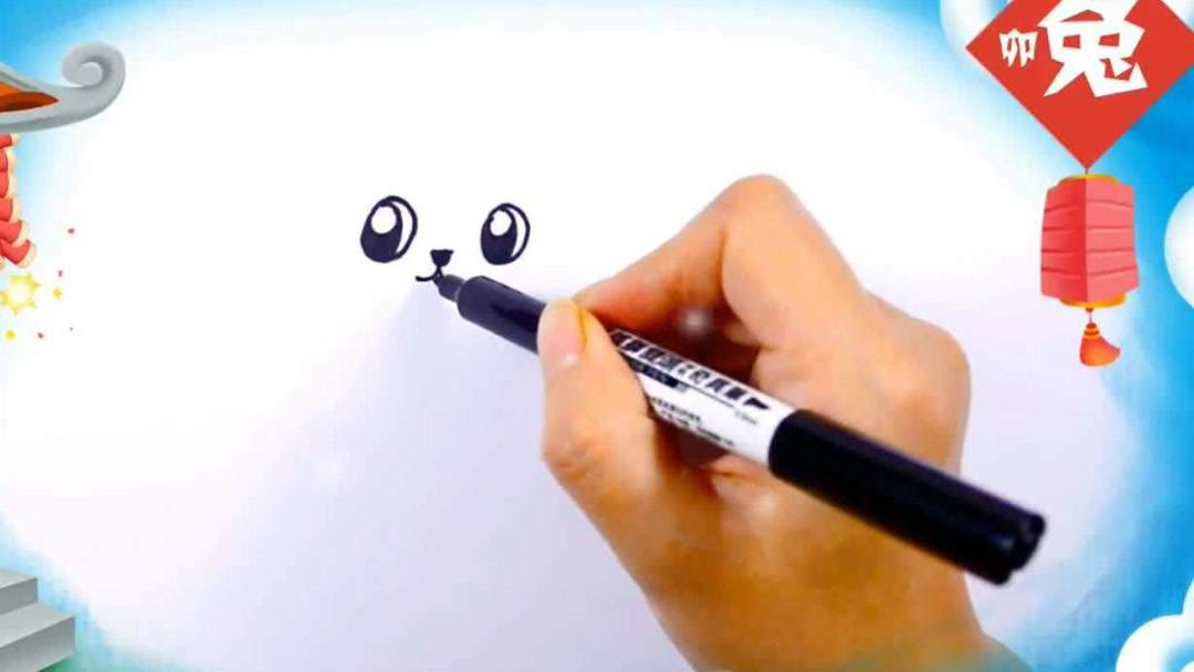 十二生肖儿童教育简笔画|