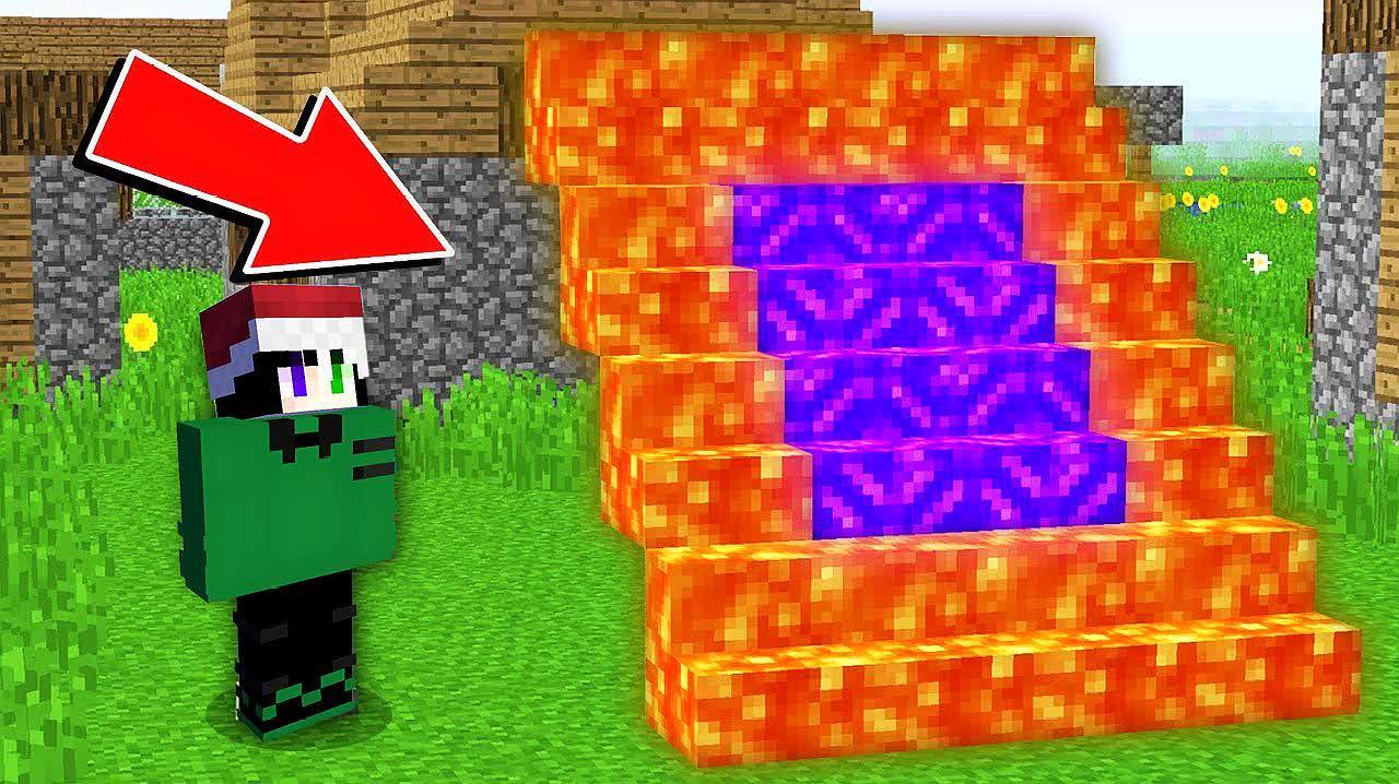 游游解说我的世界:制作岩浆传送门,对战岩浆BOSS?