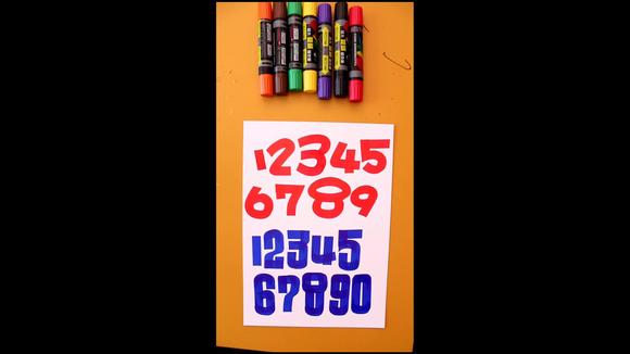 原来数字还可以这么写!我要赶紧回去写了