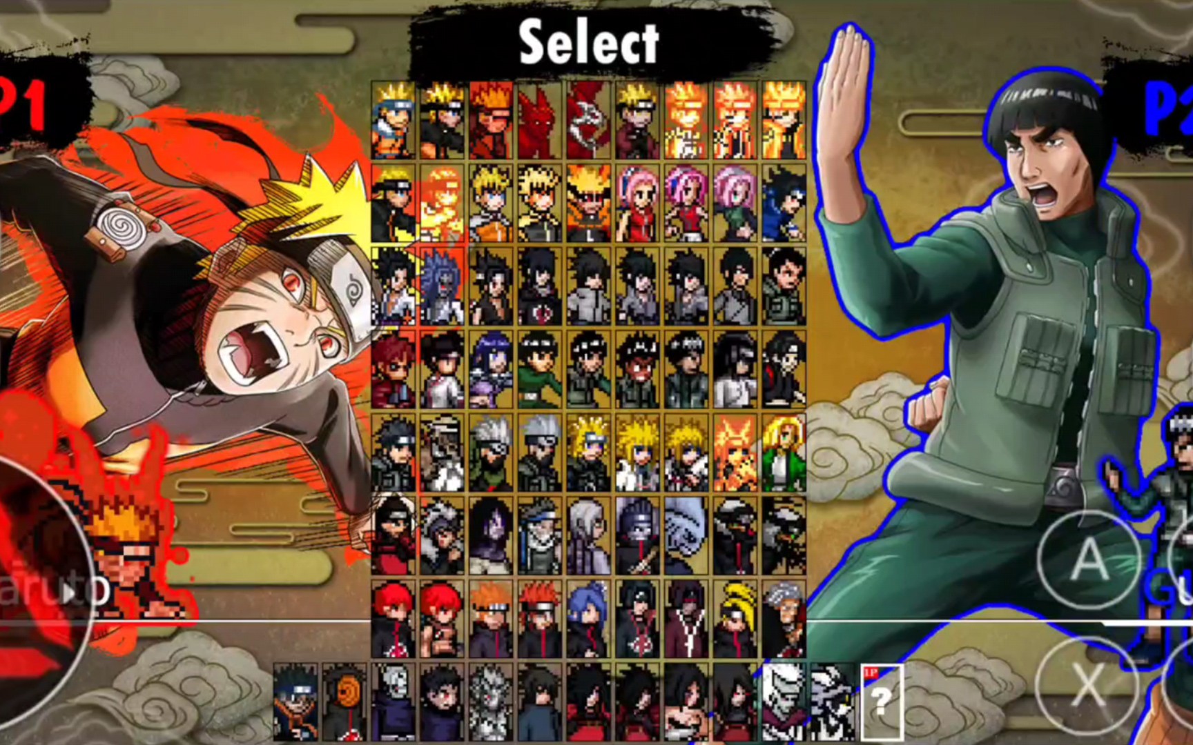 ...855用exagear玩电脑《火影忍者疾风传5 mugen》,手机exagear模拟器