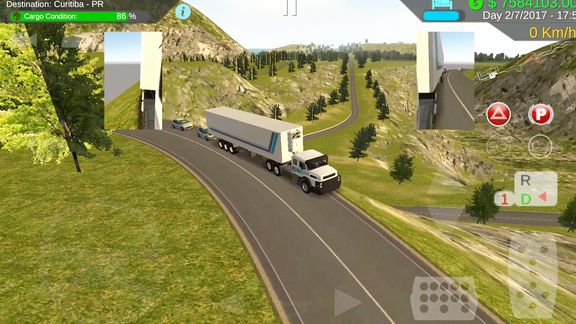 欧洲卡车模拟:开货车走这样的山路也太难了吧,没技术还真不敢开