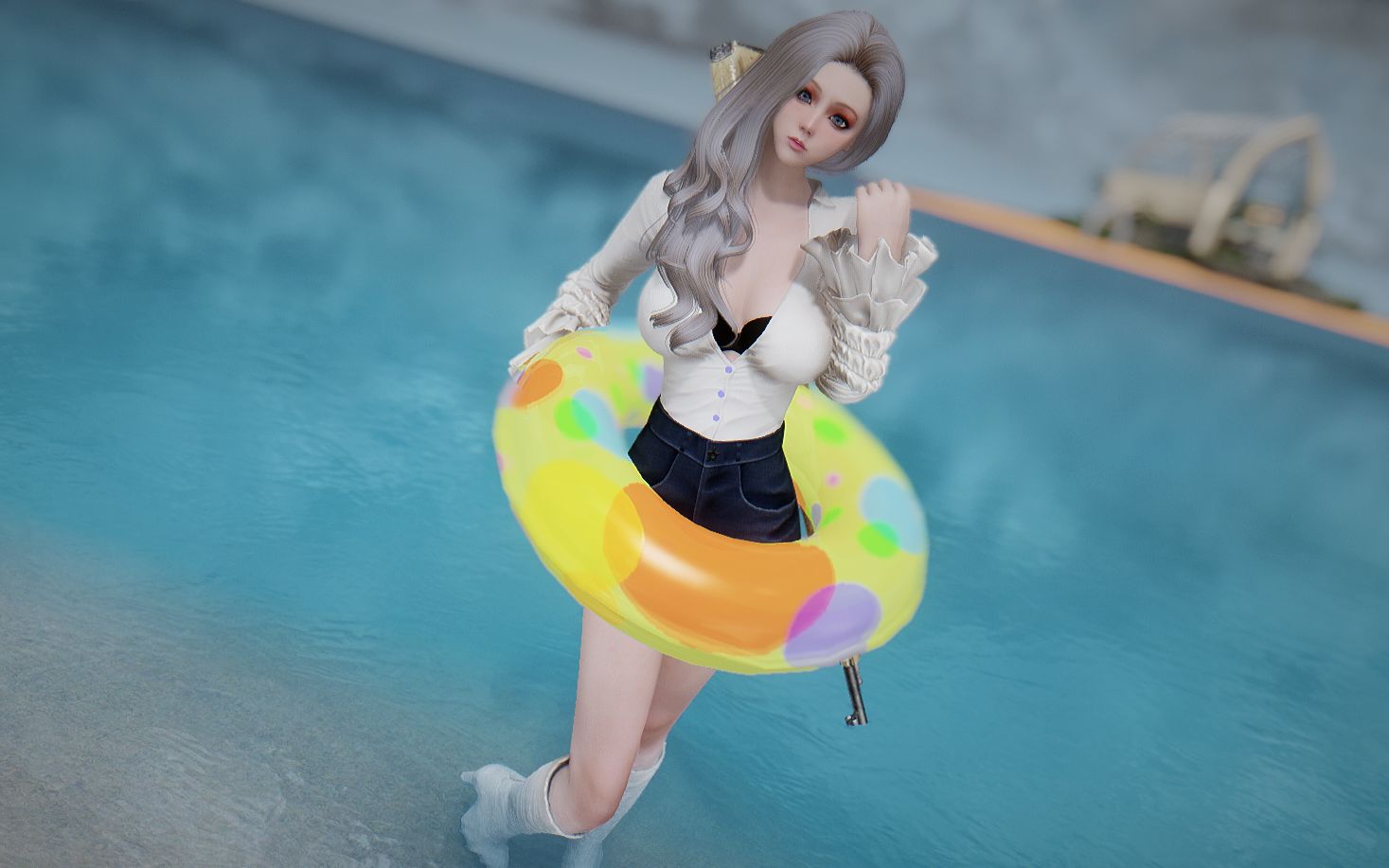 没有小姐姐的生活是不快乐的!好东西和大家分享!上古卷轴5mod