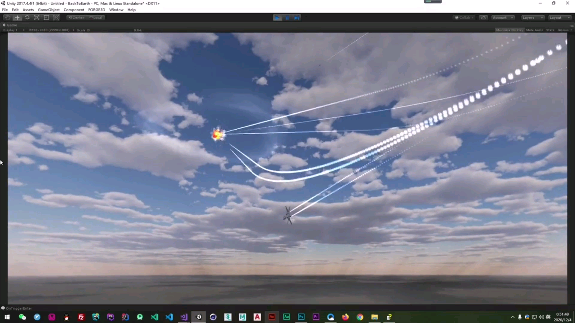 unity3d游戏开发,导弹发射和自动瞄准功能