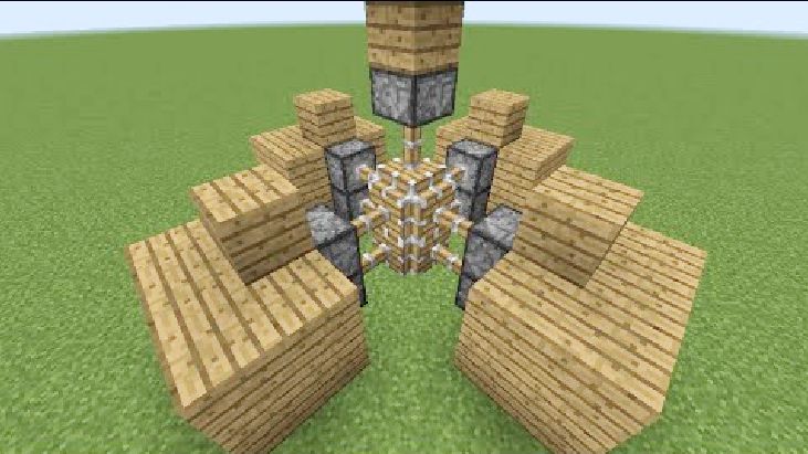 我的世界:如何制作一个简单的活塞陷阱教程