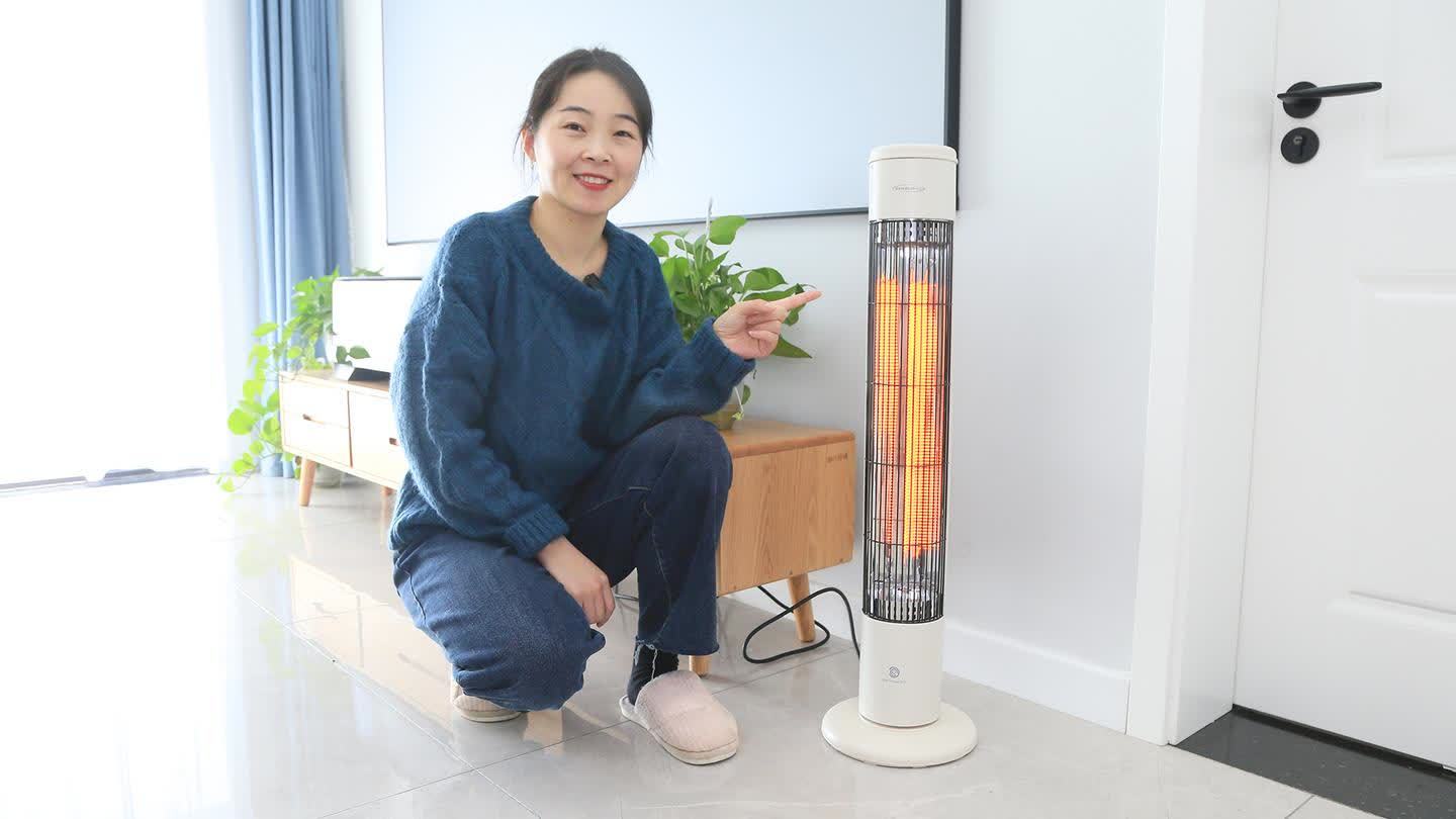 这个取暖器太好用了,加热快,还不占空间,取暖距离足足3米