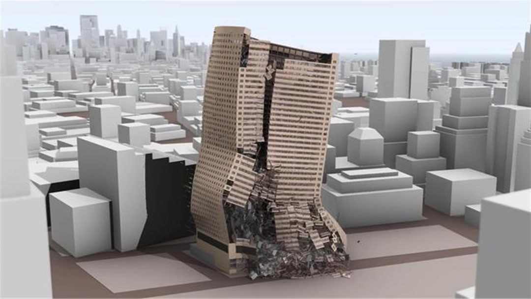 地震发生的时候高楼层更加危险?3D动画模拟全程,看完别不信