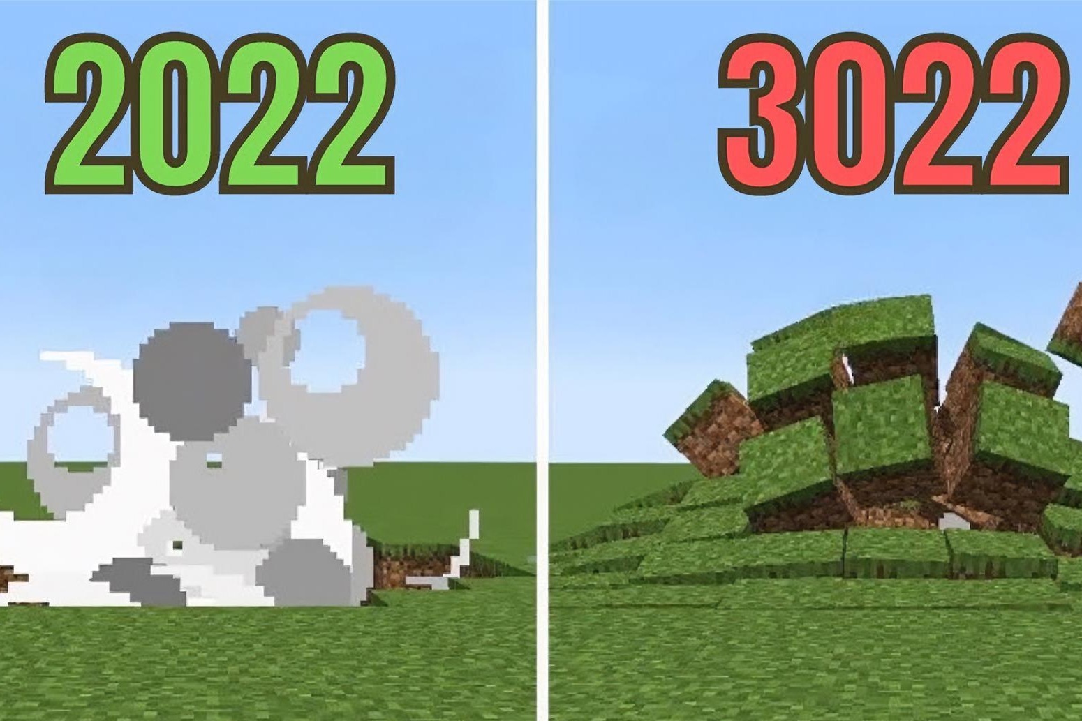 我的世界:现在的画质和未来的画质差距居然这么大?