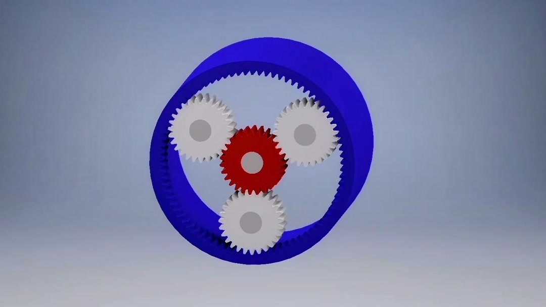 行星齿轮减速器演示