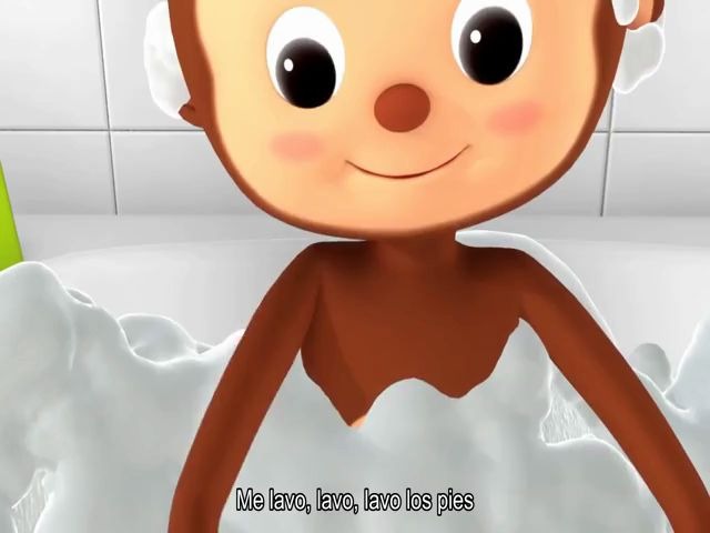 Song 124 听歌学英语系列 | 在家也是幼儿园 Bath Song 洗澡歌 | clean ...