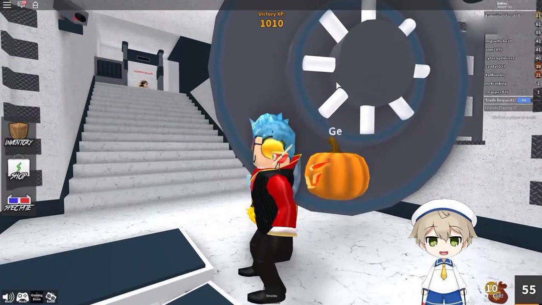 小游戏:Roblox 杀手模拟器,好可怕的杀手小姐姐!