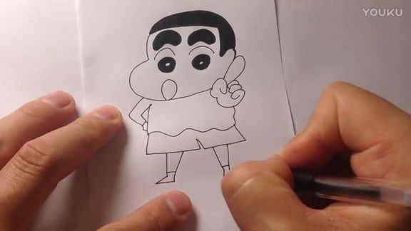 育儿丨儿童简笔画——蜡笔小新