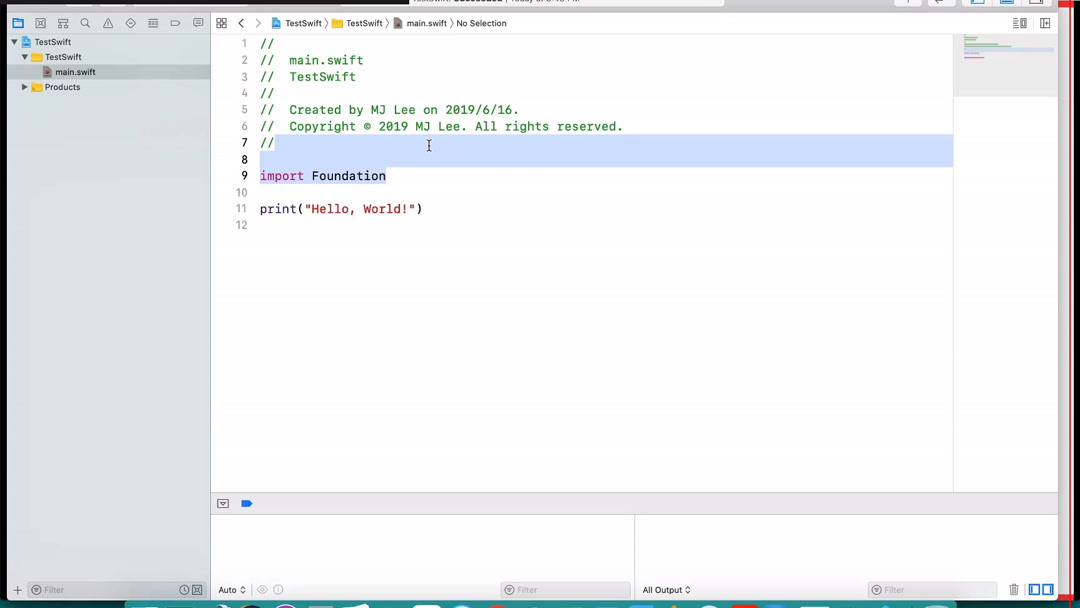 从入门到精通swift05-HelloWorld