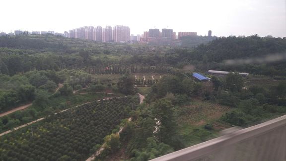 火车旅行,D1842次到达资阳北站