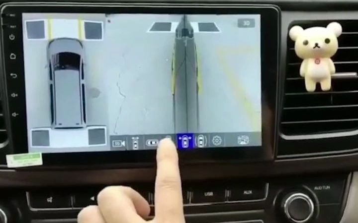 IKZ 360全景影像 360全景导航一体机效果分享车型大通G10-2