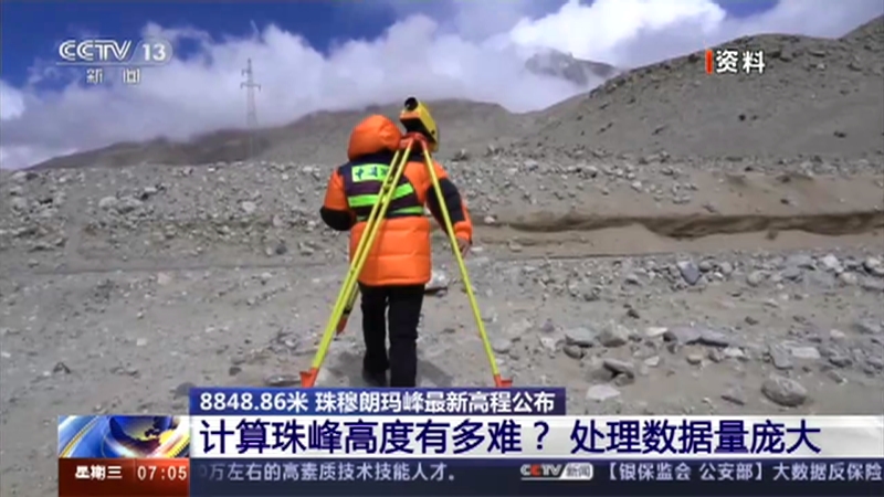 ....86米 珠穆朗玛峰最新高程公布 计算珠峰高度有多难?处理数据量庞大