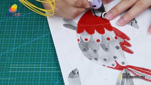 “艺动·北京”3D打印笔手作课程“小小画家”系列——艺术照