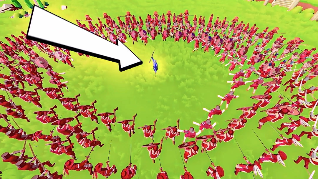 全面战争模拟器:超级农民做错了什么事?500路人看不惯要揍他