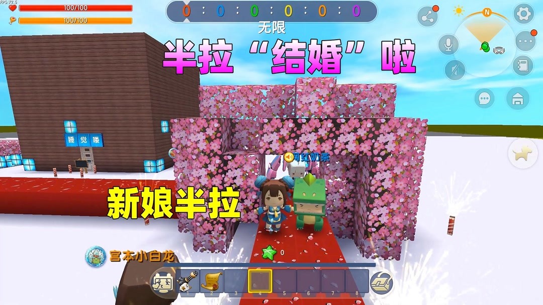 迷你世界:半拉要结婚?对象却是小粉丝,还接受了520的情书