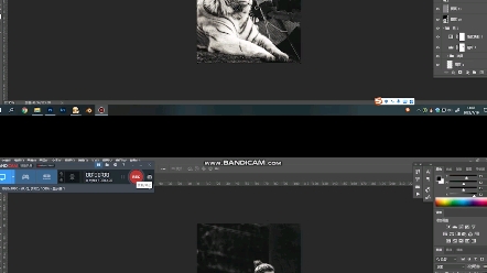 操控变形工具下的合成