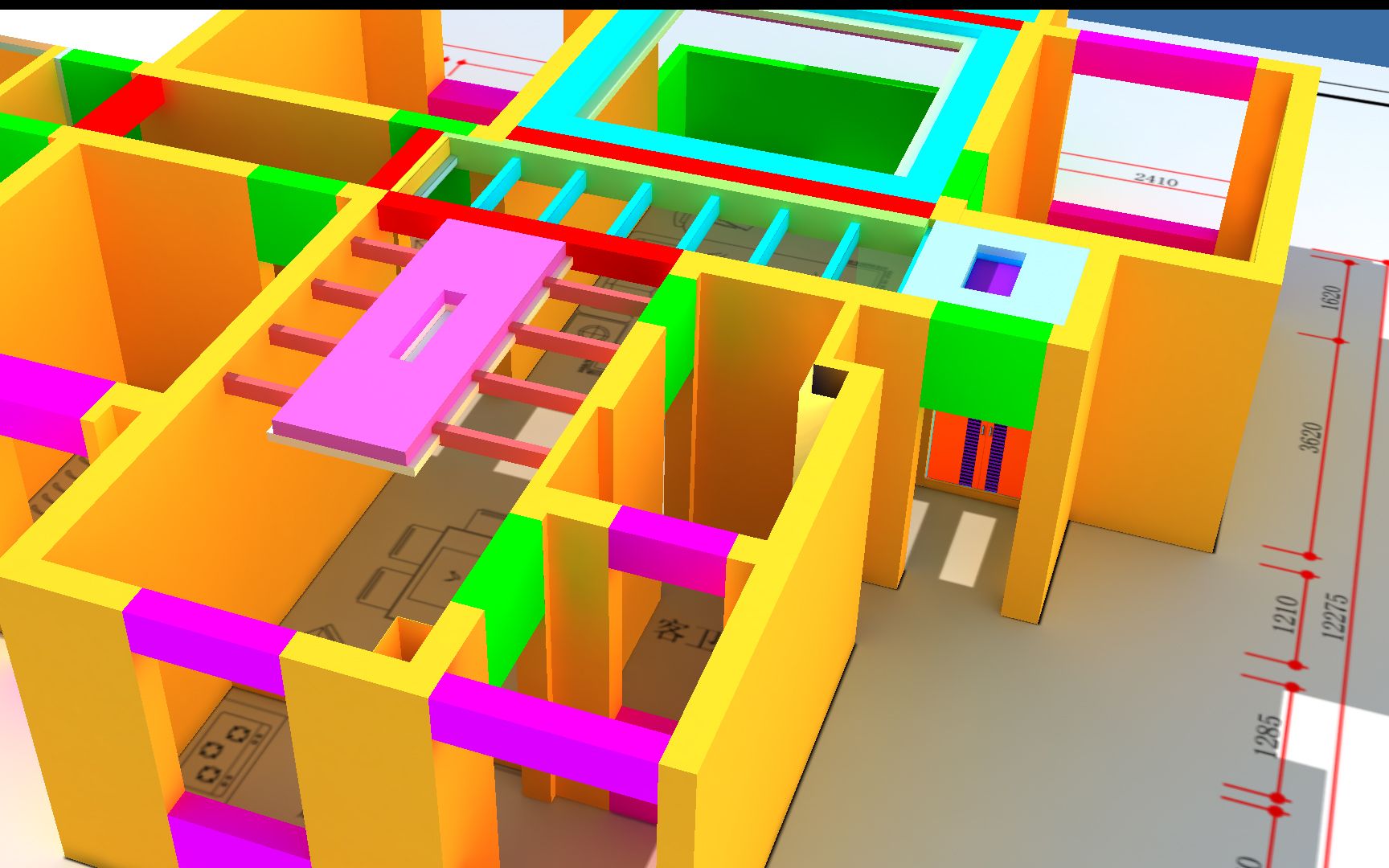 04.05_sketchup2019参数化室内结构生成-05(吊顶原理二)
