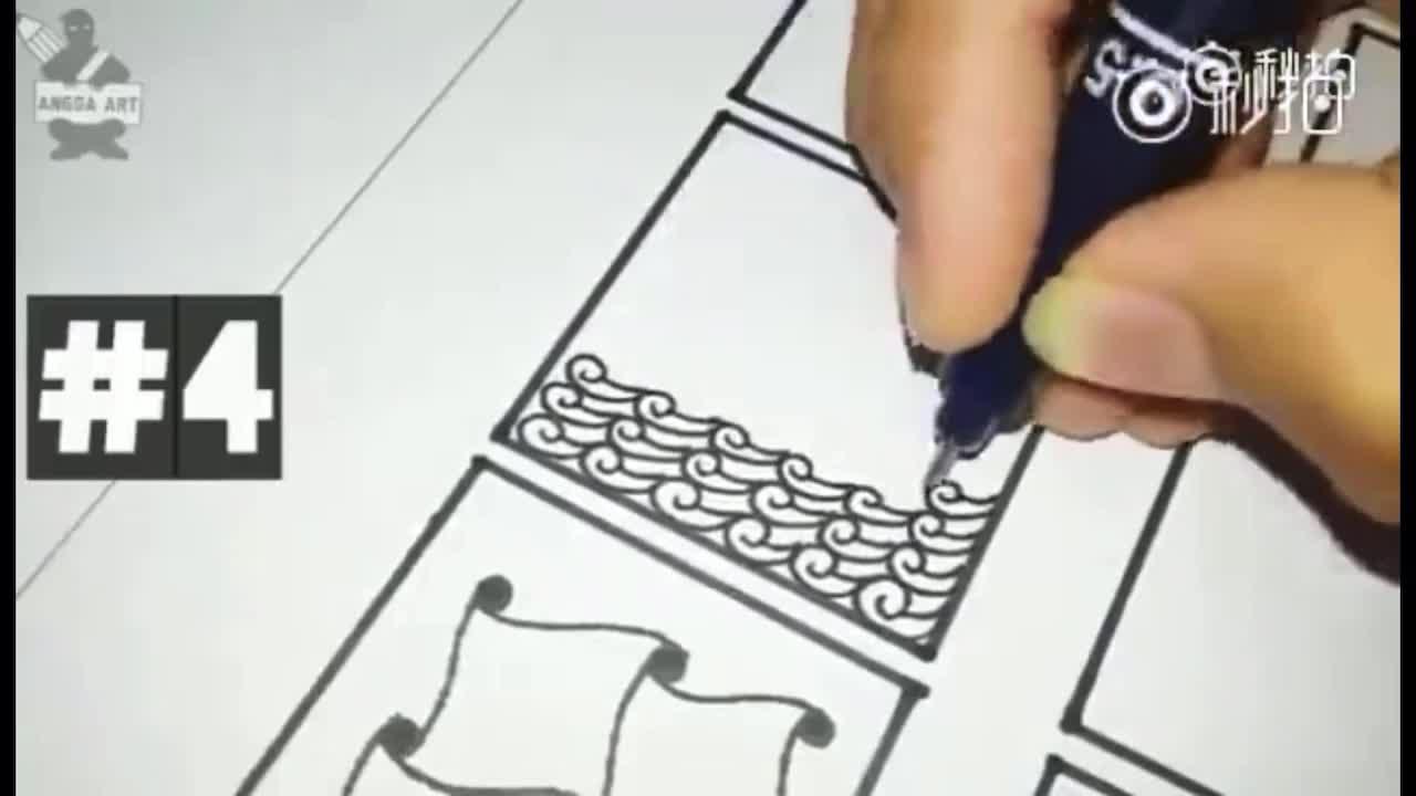 平面视传手绘线条练习。艺术设计视觉传达考研手绘。工作室在贵阳花...