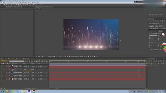 AE后期特效教程之《粒子光效》