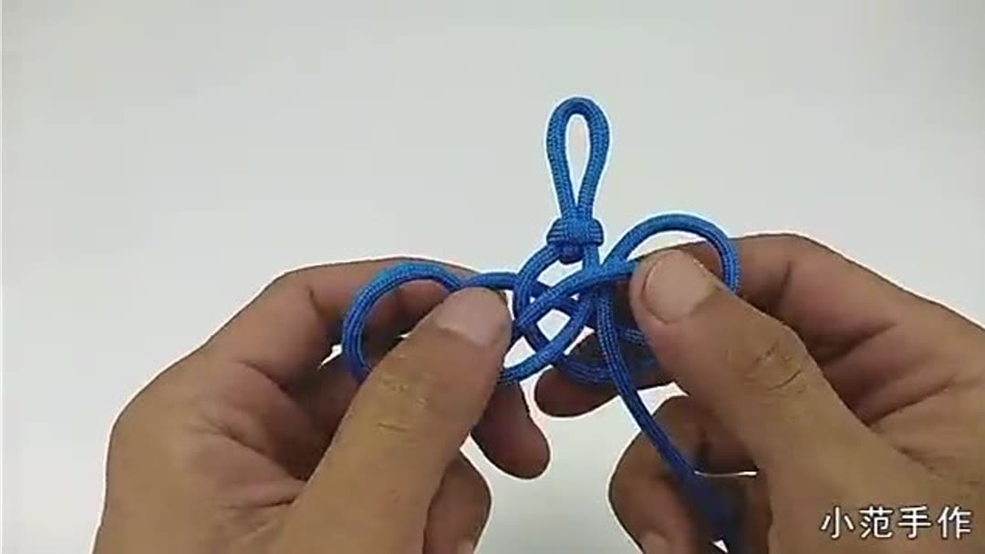 绳编制作漂亮的钥匙挂坠,做一个挂钥匙上挺好看