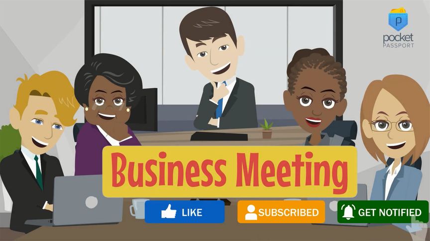 商务会议的英语会话(英文字幕)