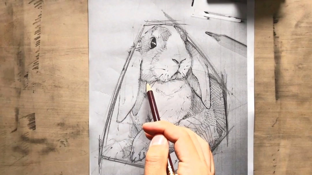 素描入门02:正确握笔方法【蔡海晨素描教程3.0版本】