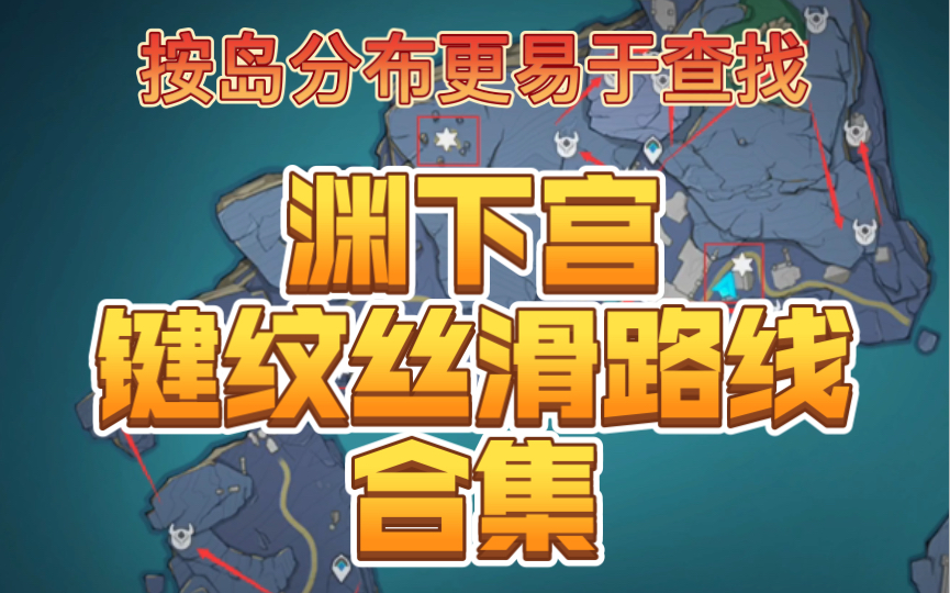 渊下宫 键纹路线合集!