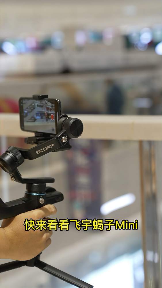 一款入门级的相机稳定器,手机也可以用,飞宇蝎子mini