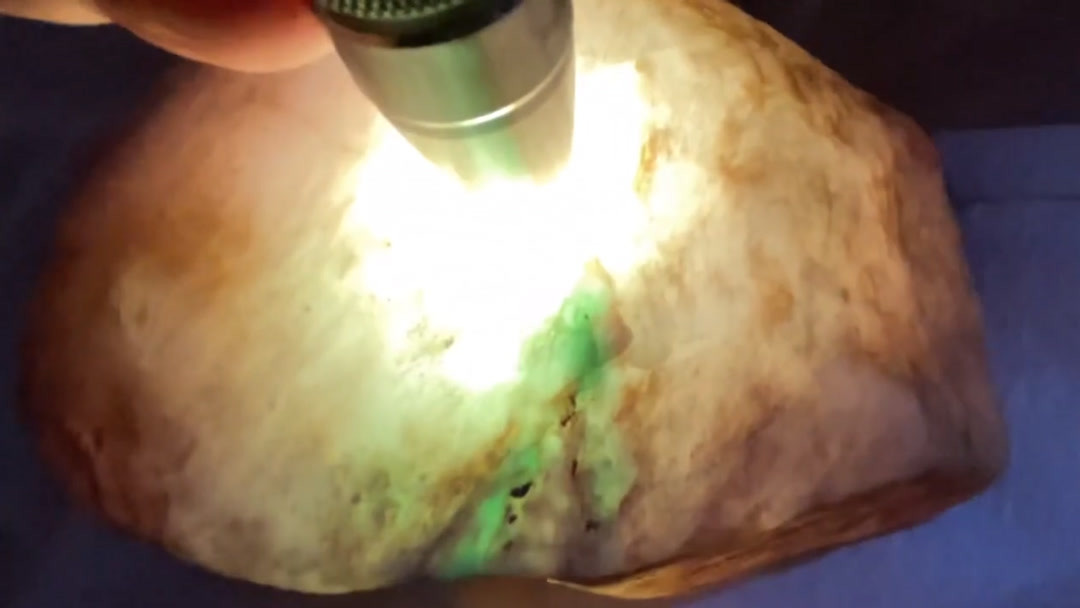 纯净百三桥场口冰种翡翠原石,冰味足,品质高!