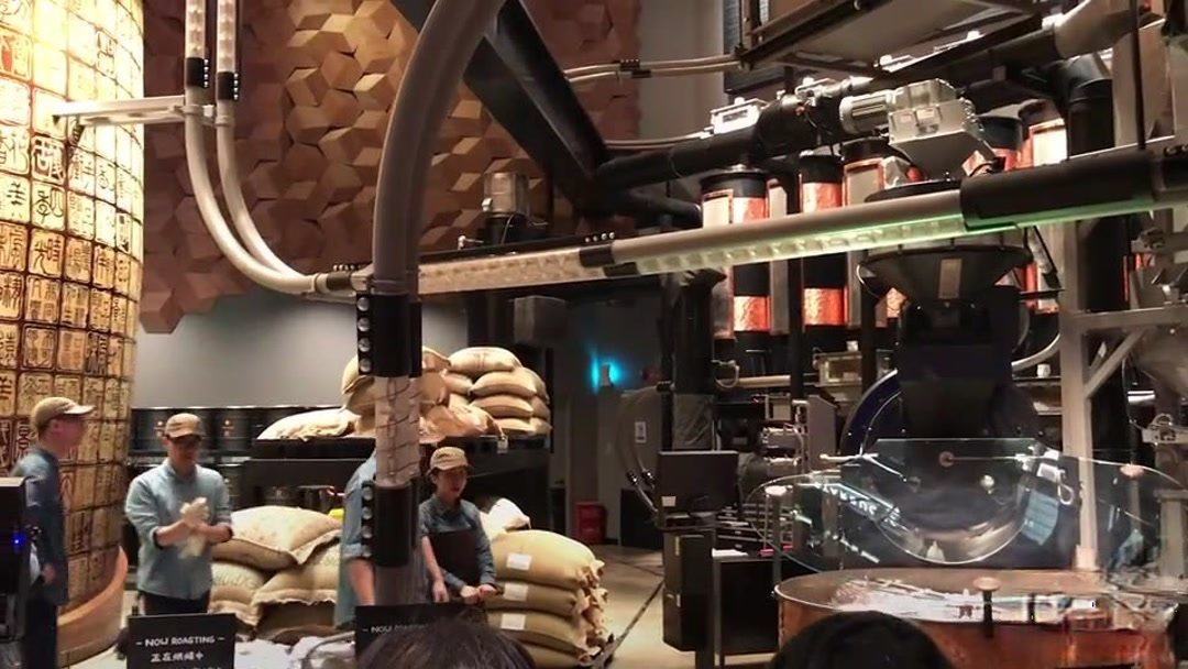 上海星巴克工厂店 咖啡豆☕️生产过程