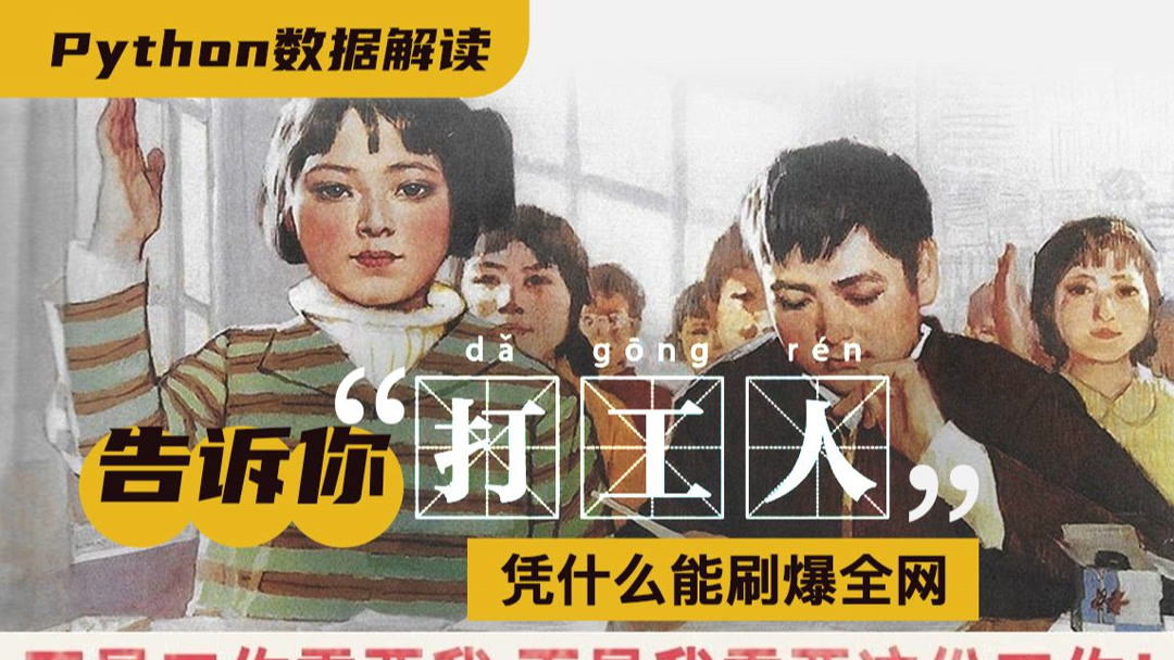 Python分析6625条视频,告诉你“打工人”凭什么能刷爆全网