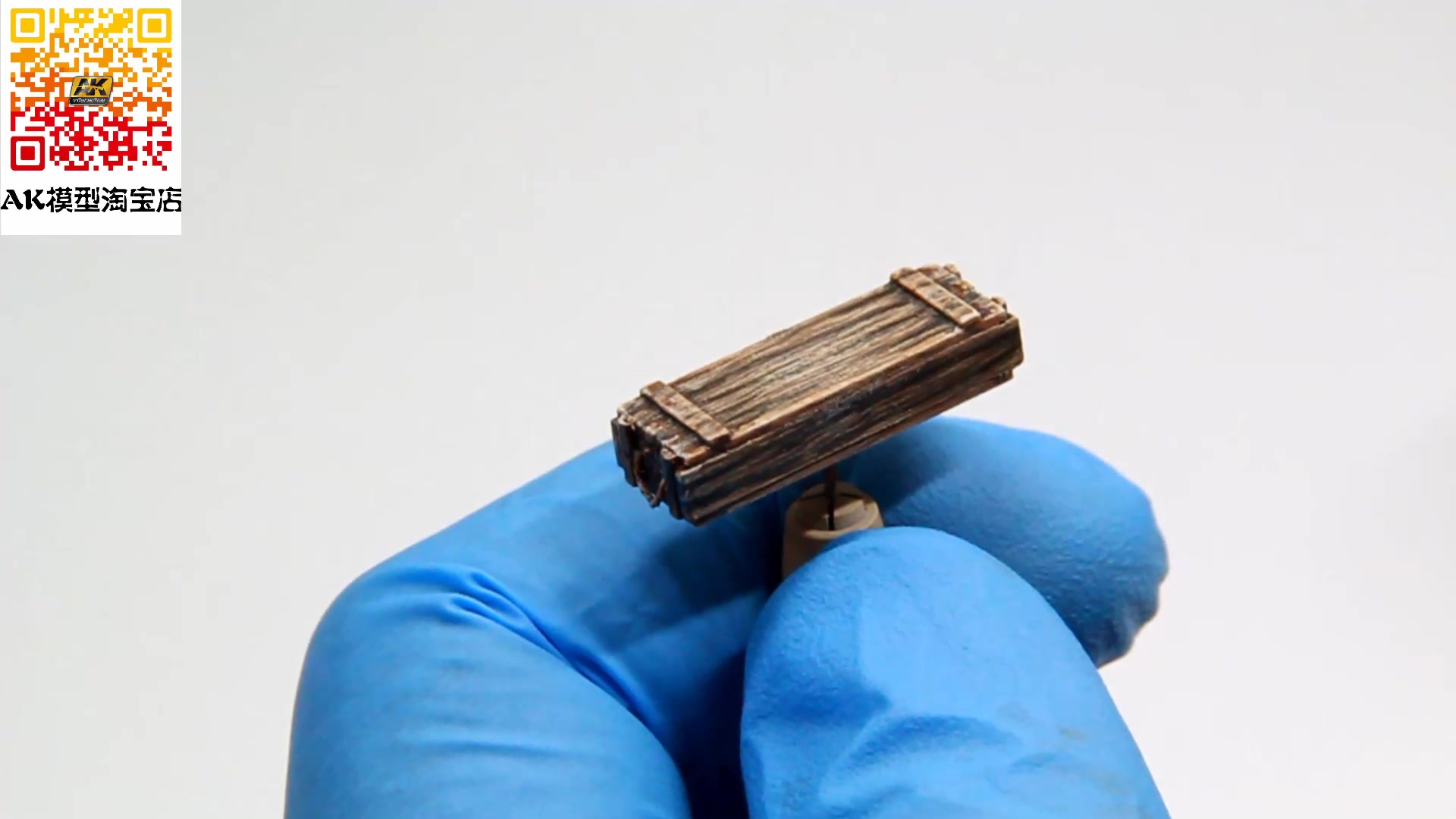 AK模型 石头制作-涂装和旧化木制弹药箱3 最终章 (中文旧化教程)