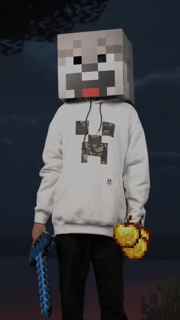 我的世界之搞笑:随机获取绿宝石!