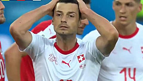 2018世界杯第26场比赛: 瑞士2-1塞尔维亚