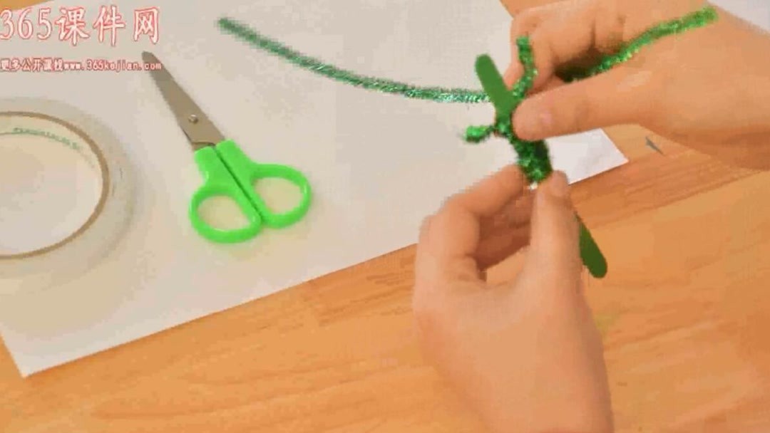 大班手工,百变扭扭棒 幼儿园优秀微课活动