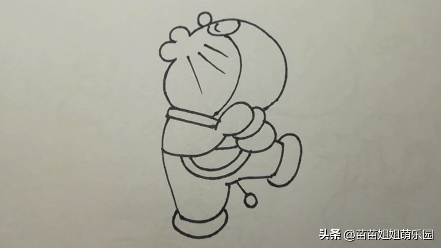 机器猫简笔画教程