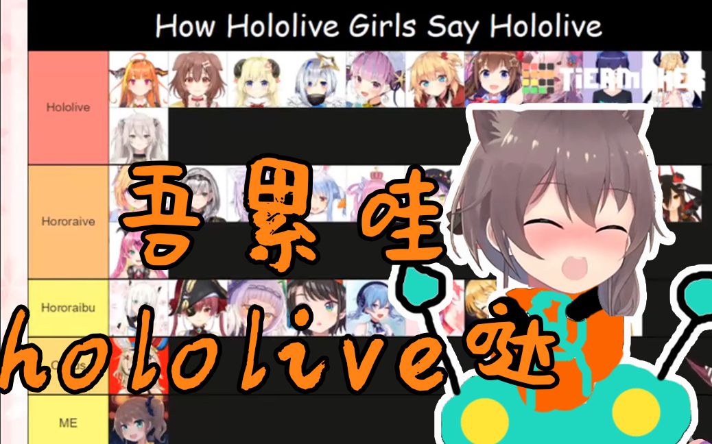 【天龙看沙雕图】你可知道hololive有几种读法?