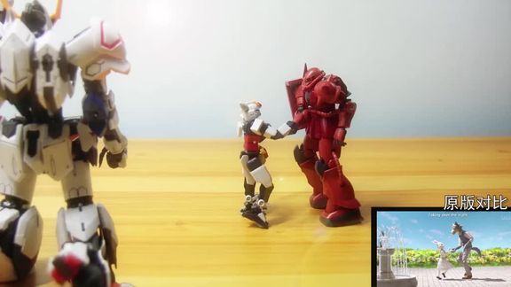 【定格动画】高达模型双人舞#定格动画 #高达 #动物狂想曲 #高达模型